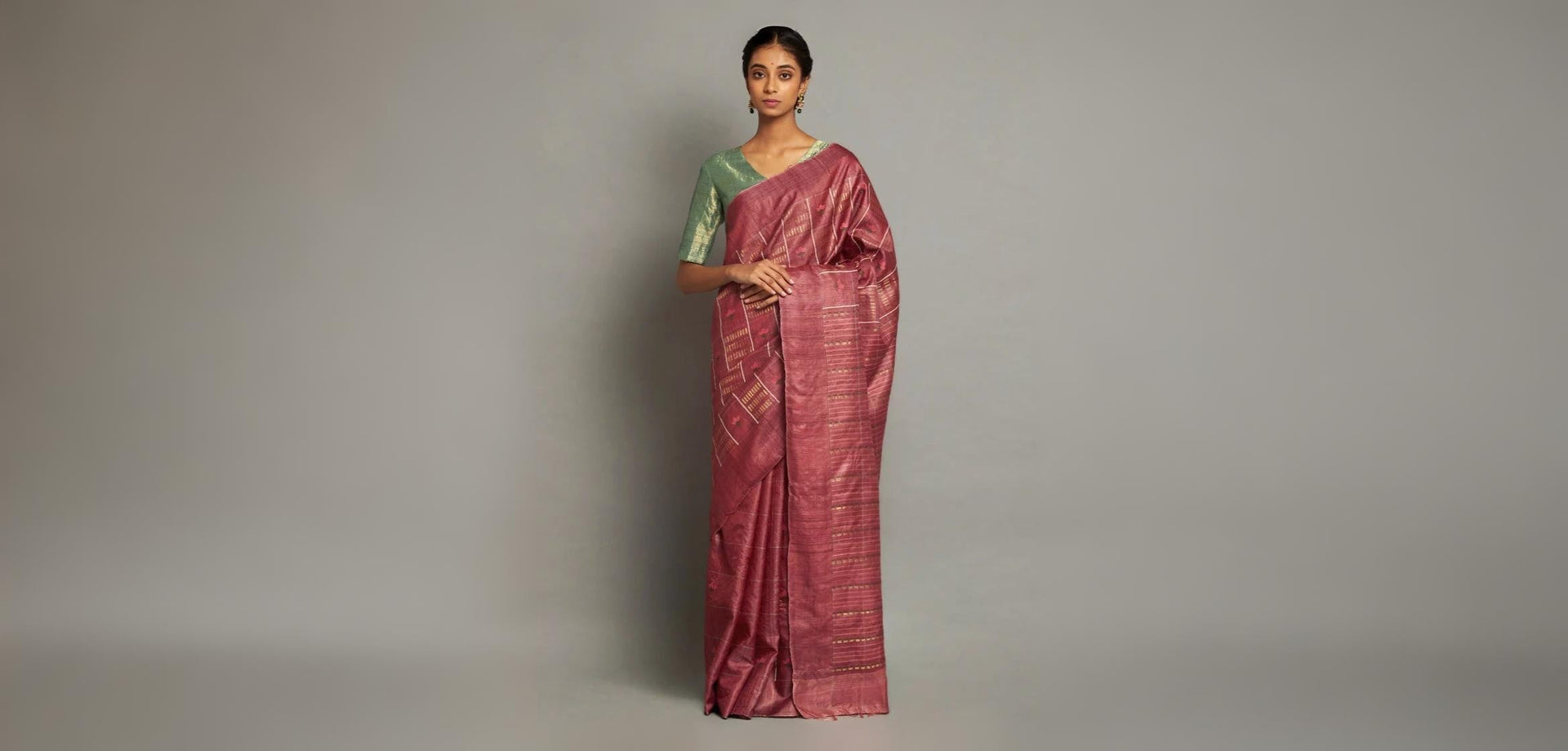 Saree Styling in Winter for Elegant Church Looks – Kosala