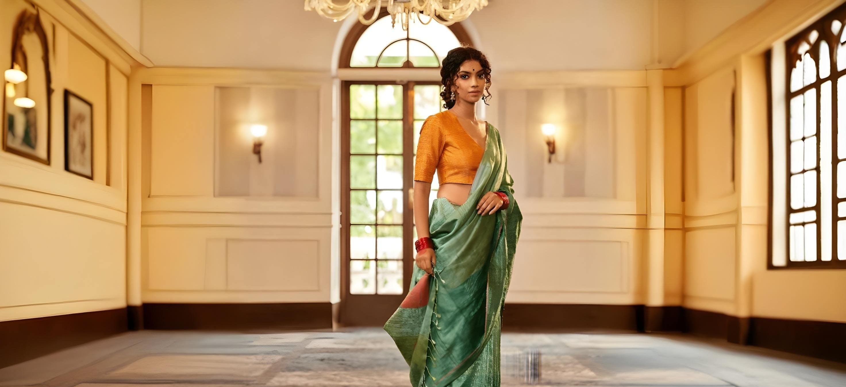 Learn How to Wear Silk Saree in Modern Style with Kosa Silk – Kosala